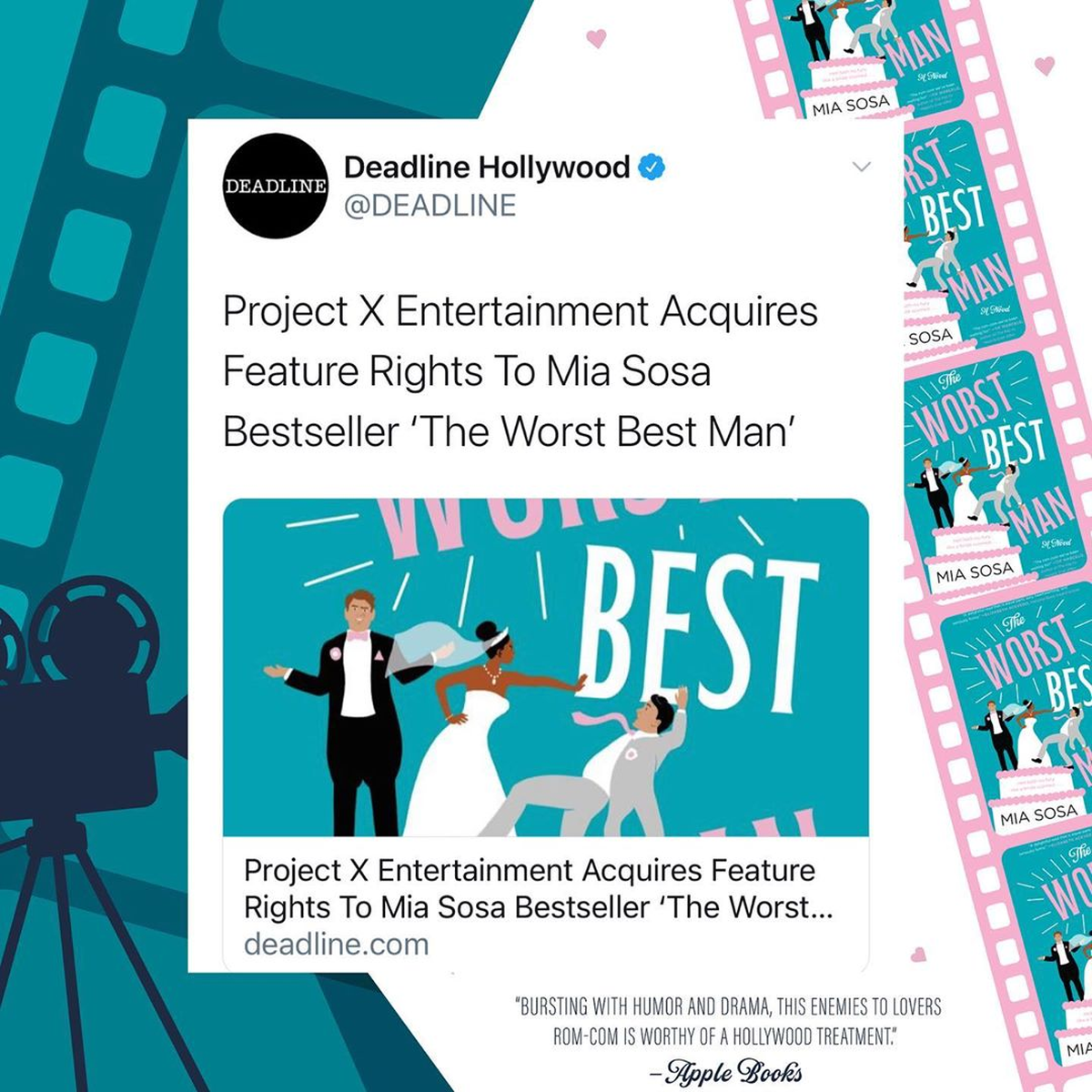 Project X Entertainment compra os direitos de romance de Mia Sosa ...