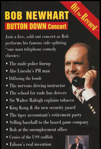 Bob Newhart: Off the Record - 12 de Abril de 1992 | Filmow